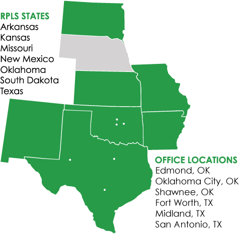 RPLS-States-Map | Gateway Land Survey