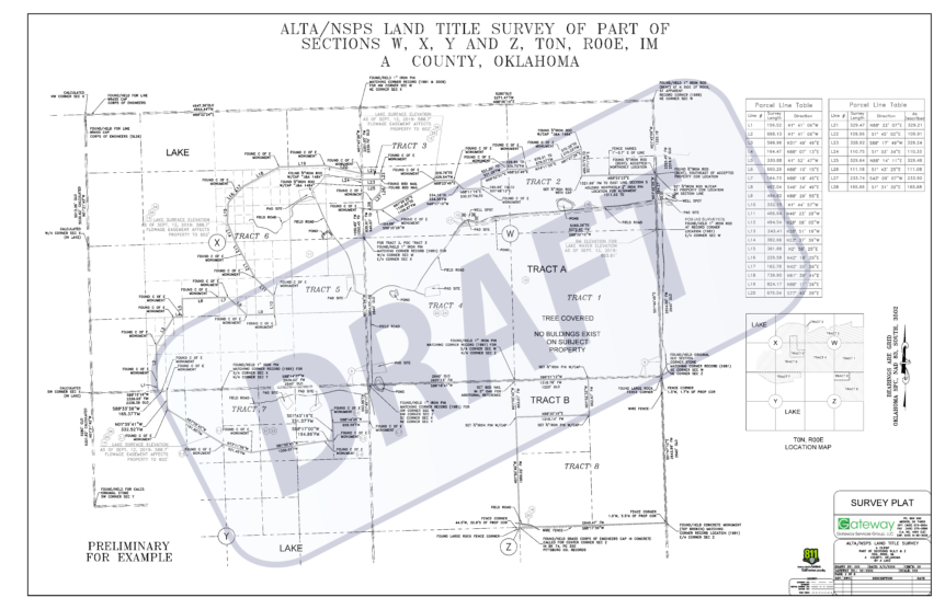 ALTA PLAT MAP GATEWAY EXAMPLE WM | Gateway Land Survey